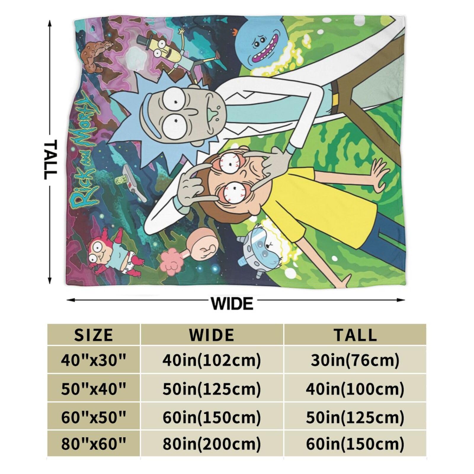 Funny Blanket Cartoon Blanket Warm Soft Throw Blanket for Sofa Bed Bedroom Living Room Dormitory Car 50"X40"