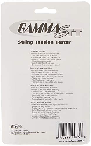 Gamma Sports Racquet String Tension Tester (Tennis/Squash/Racquetball)