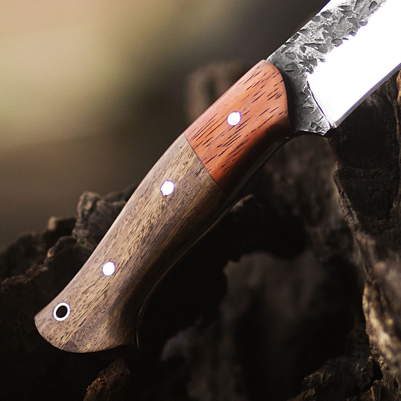 Medieval Supplies True Hand Forged 1095 High Carbon Steel Hunting Knife Camping Knife Bushcraft Knife Fixed Blade Knife With Leather Sheath
