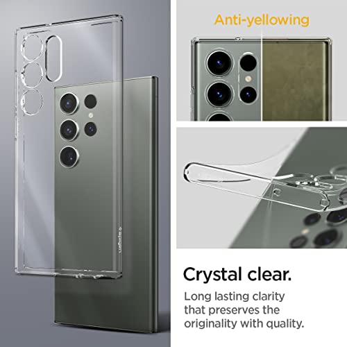 Spigen Liquid Crystal Designed for Galaxy S23 Ultra Case (2023) - Crystal Clear