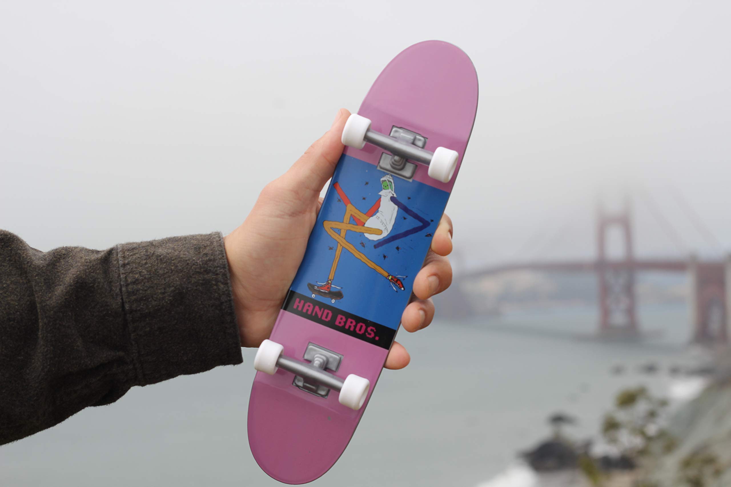 HANDBROS Handboard Skateboard 27cm 10.5 inch Tech Large Finger Board W/Grip
