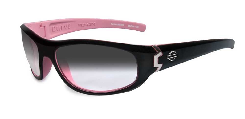 Harley-Davidson Curve LA Grey Lens w/Cotton Candy Frame Sunglasses HDCUR05