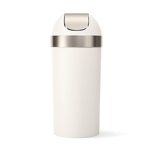 Umbra Venti 16-Gallon (62L) Trash Can with Swing Top Lid