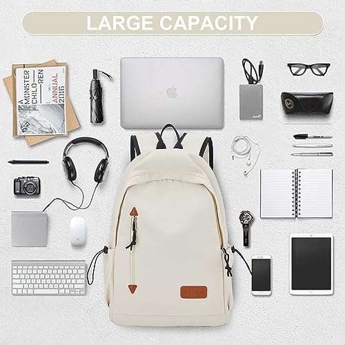 PAUBACK Backpack for Women Men, College School Backpack for Students, Waterproof Causal Backpack Book Bag for Girls Boys Teens, Carry on Travel Backpack Rucksack for High School