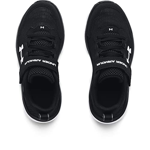 Under Armour Boys' Little Kid Pre School Assert 9 Alternate Closure , Black (001)/White , 13