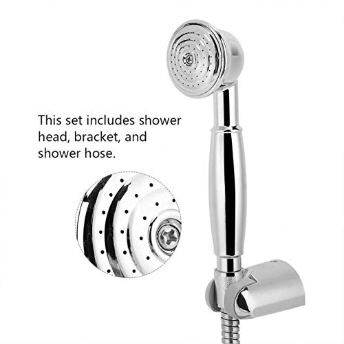 Handheld Bathroom Fitting Nozzle,Stainless Steel Shower Set Shower Head System Bathroom Shower Hose Kit Shower