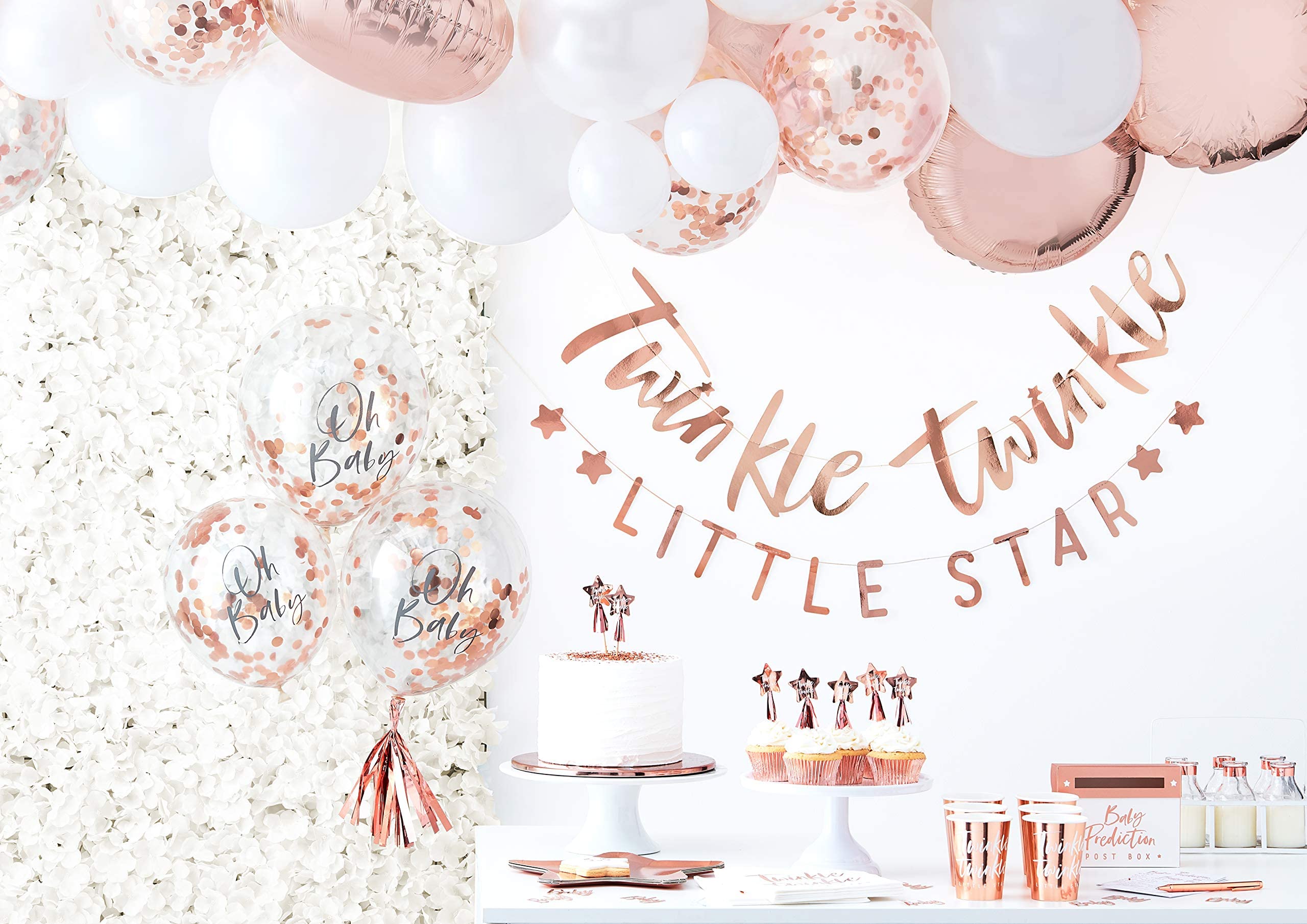 Ginger Ray Baby Shower Scan Guest Book Fram Party Decoration Twinkle Twinkle