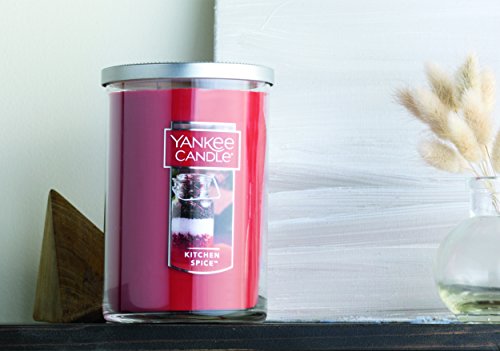 Yankee Candle Kitchen Spice Scented, Classic 22oz Large Tumbler 2-Wick Candle, Over 75 Hours of Burn Time, Ideal as a gift or decorative centerpiece