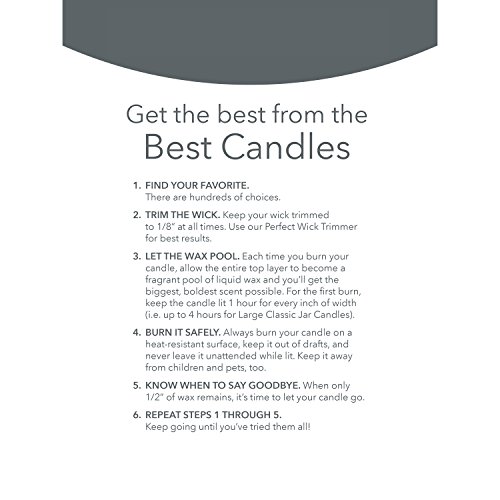 Yankee Candle Turquoise Sky Scented, Classic 22oz Large Jar Single Wick Candle, Over 110 Hours of Burn Time