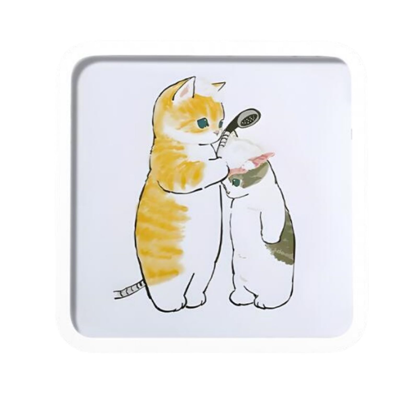 Mural storage cabinet,Bathroom Mural Clothes Folding Storage Box,Space Saving Plastic Waterproof Storage Box, Easy to Install(Maomaoxizao Shuijingkuan)