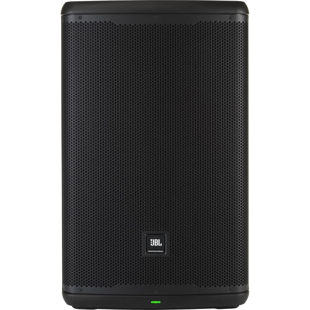 JBL Professional EON715 Powered PA Loudspeaker, 15-Inch (Bluetooth) Bundle with Steel Speaker Stand, Stand Bag 51" Interior, and XLR-XLR Cable