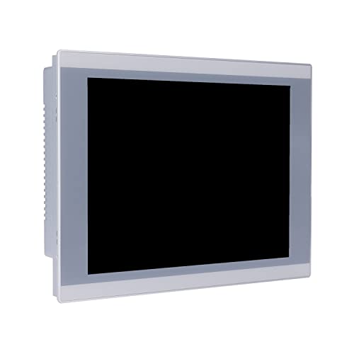 HUNSN 12.1 Inch TFT LED Industrial Panel PC, 10-Point Projected Capacitive Touch Screen, Intel J1900, Windows 11 Pro or Linux Ubuntu, PW24, VGA, 4 x USB, LAN, 3 x COM, 8G RAM, 512G SSD, 1TB HDD