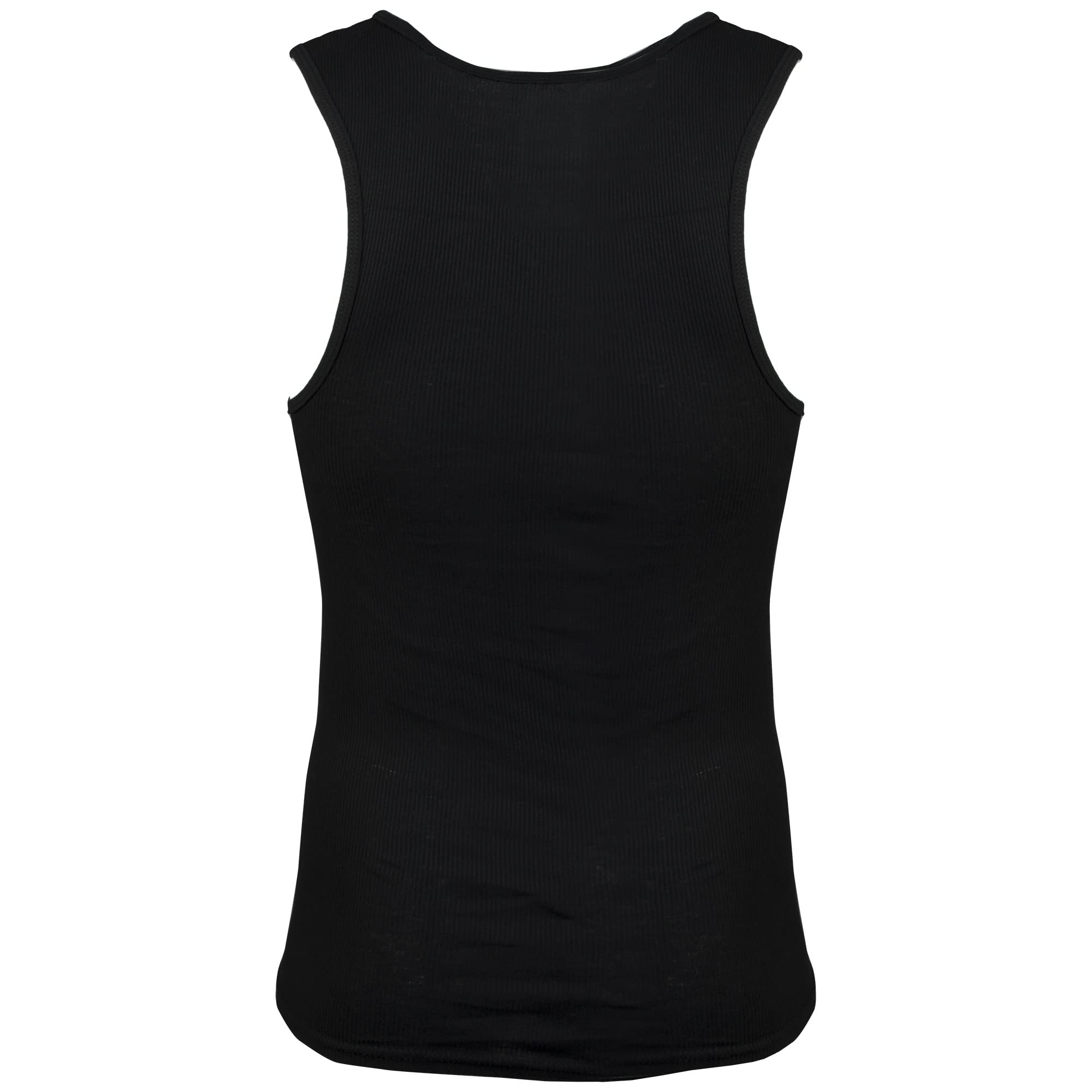 Gildan Men's A-Shirt Tanks, Multipack, Style G1104, Black (6 Pack), X-Large