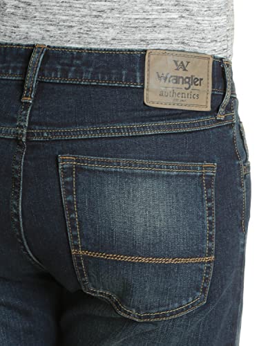 Wrangler Authentics Men's Relaxed Fit Boot Cut Jean, Dirt Road, 34W x 34L