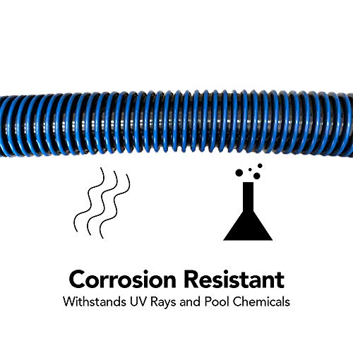 Puri Tech 1.25" x 30' Long Pool Replacement Vacuum Hose for Most Above Ground Pools