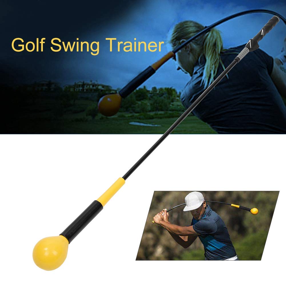 Golf Swing Trainer, Golf Training Aid Correction for Strength and Tempo Training Golf Club Equipment