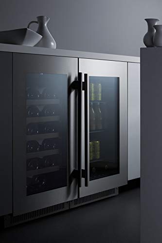 Summit CL18WCCSS 18"" Classic Collection Wine Cellar with 29 Bottle Capacity in Stainless steel