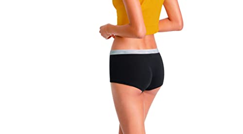 Hanes Women's Cotton Boy Briefs 6-Pack Assorted 8