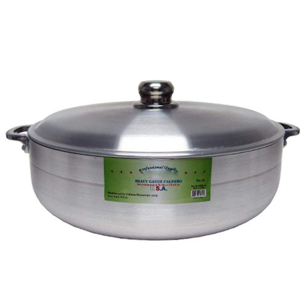 Uniware Super Quality Aluminum Caldero/ Stock Pot with Aluminum lid, Thickness 3mm (13 Quart)
