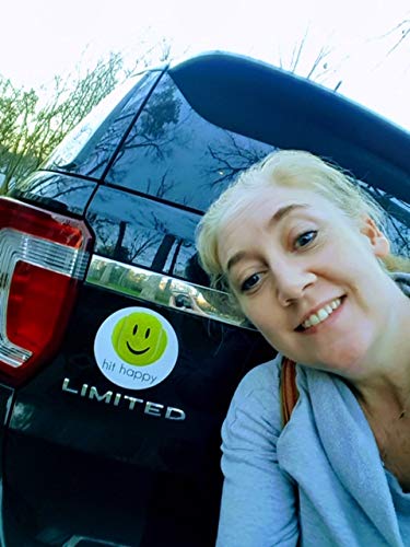 Hit Happy Tennis Car Magnet