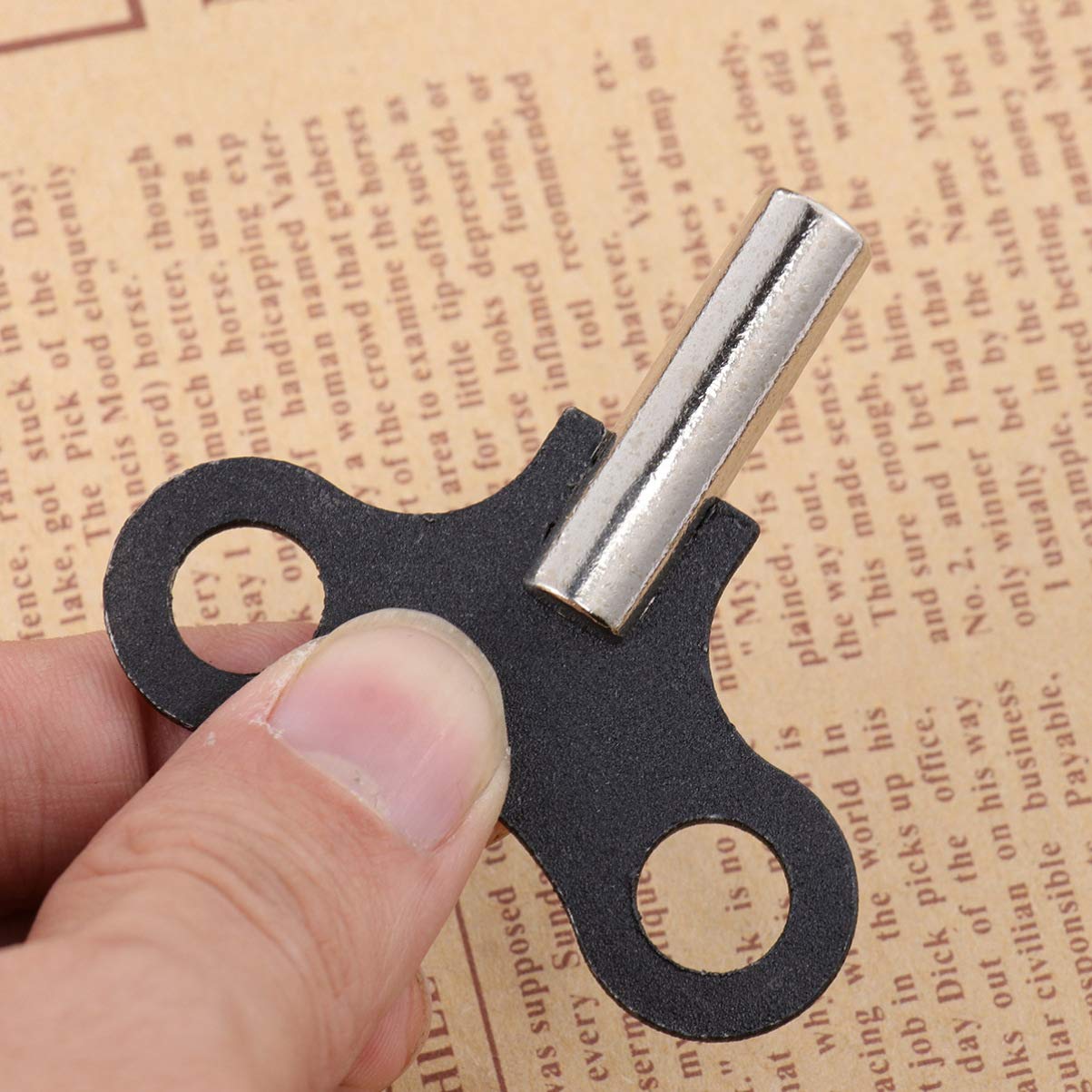 ibasenice Clock Winding Key - 5Pcs Clock Key Repair Tool for Clock, Clock Repair Tool Wood Clock Tool for Hermle, Hamilton, Ridgeway, Howard Miller, Seth Thomas, Clock