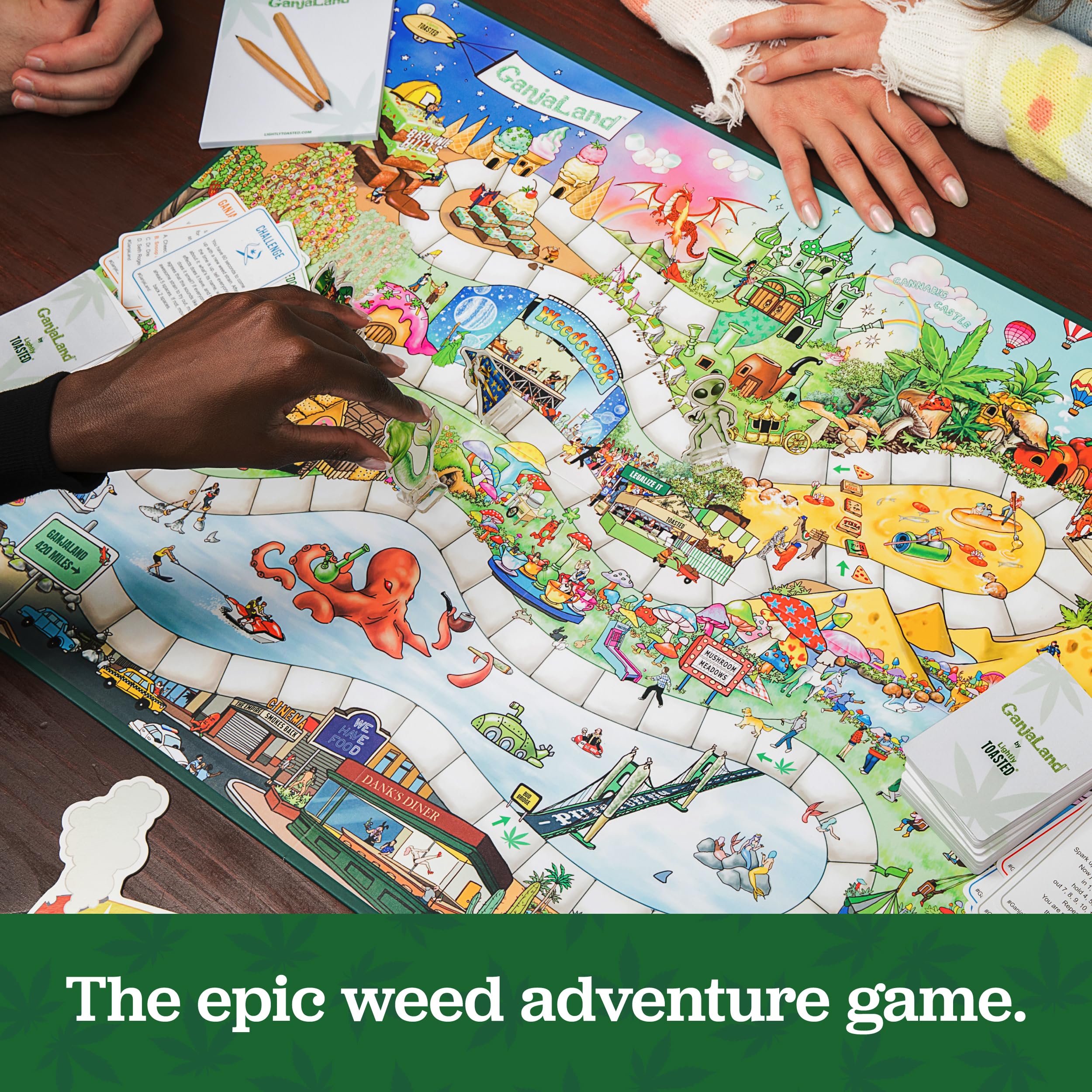 Ganjaland - The Novelty Board Game That Will Take You On an Epic Adventure - by What Do You Meme?