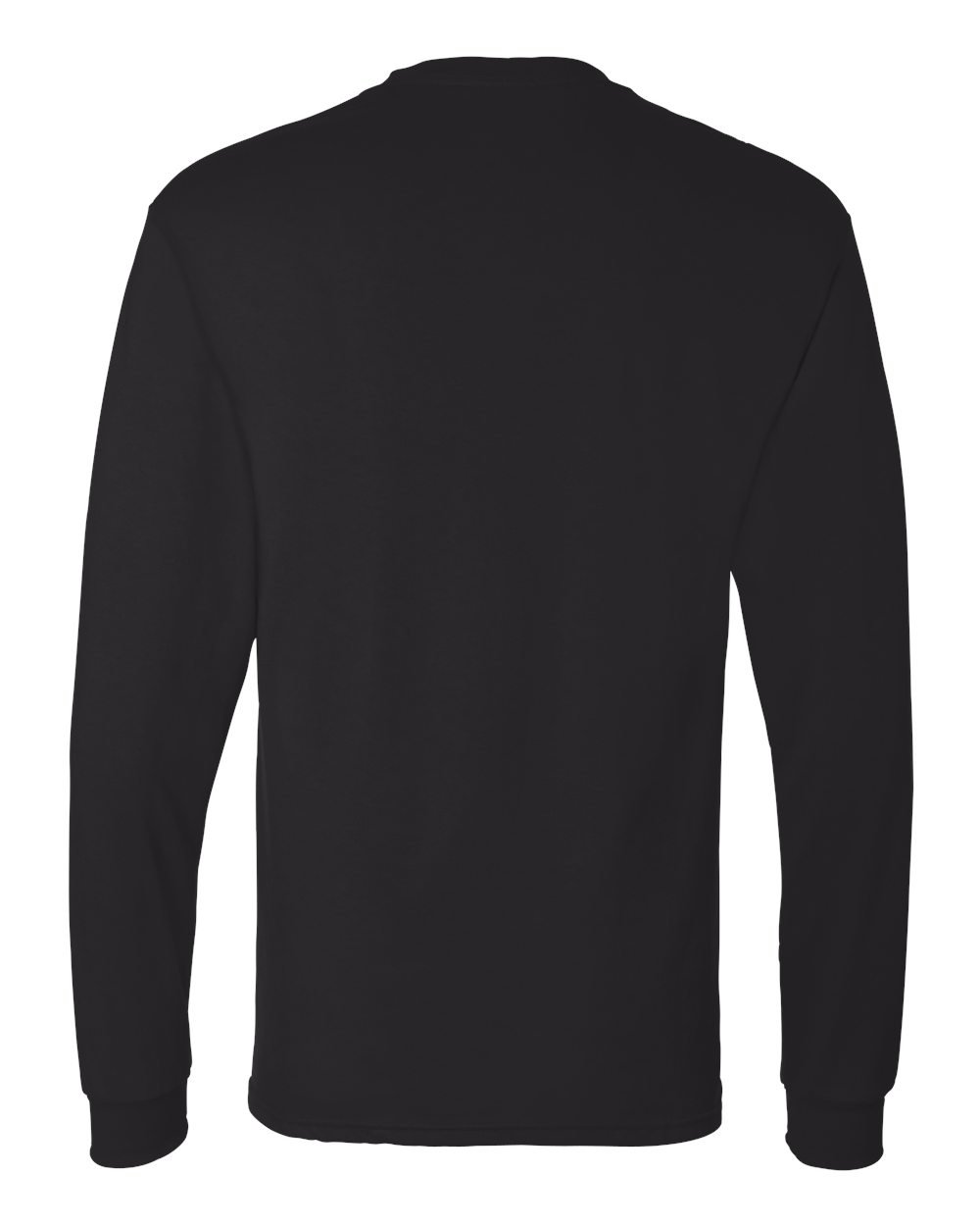 Hanes mens Essentials Long Sleeve T-shirt Value Pack (4-pack) fashion t shirts, Black, X-Large US