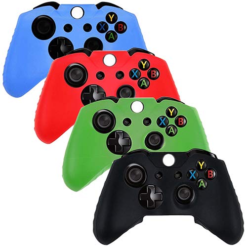 Glamsville The Game Set Fashion Game Controller Silicone Gel Case Cover Skin for Microsoft Xbox One Red