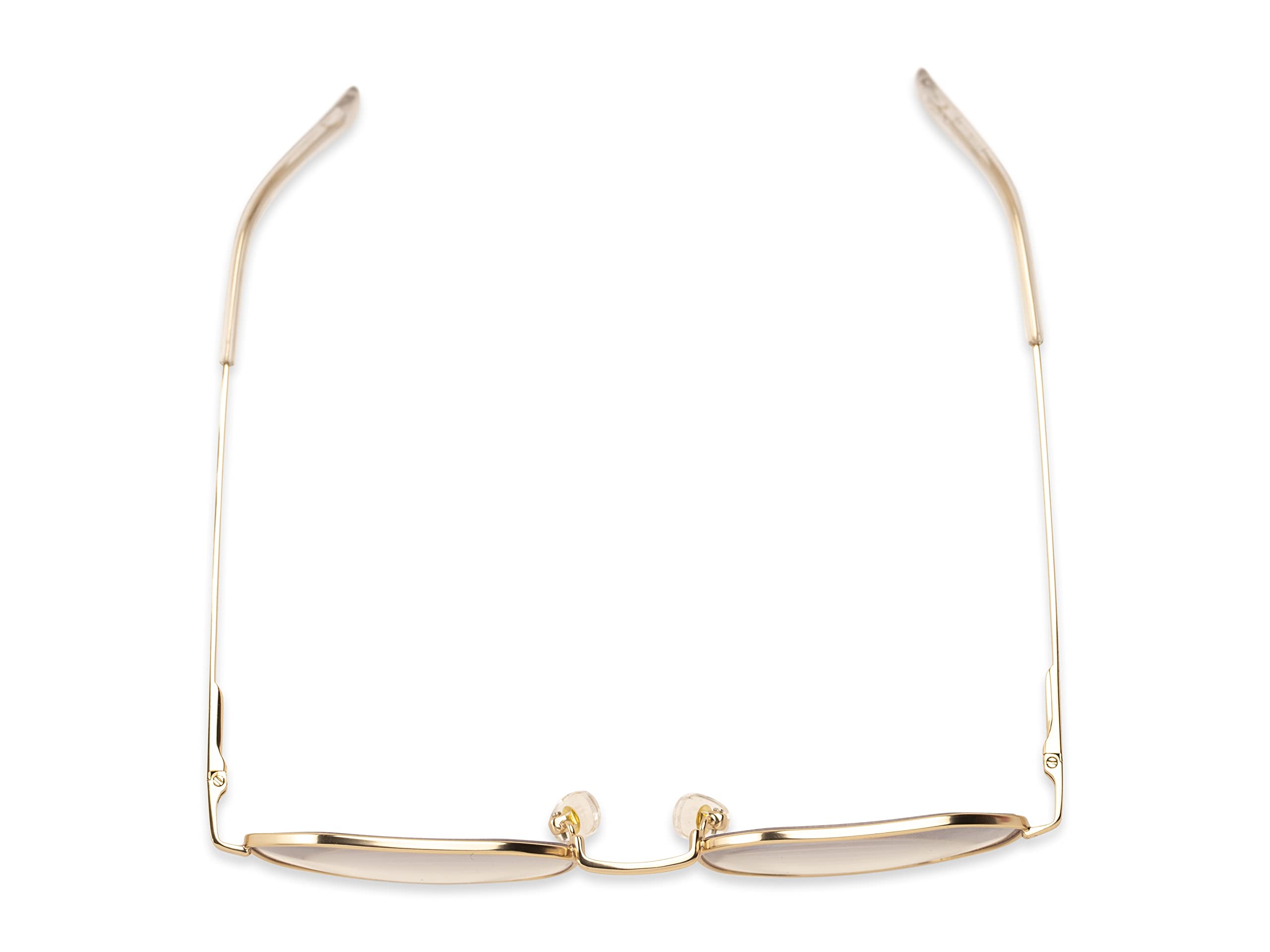 Foster Grant womens Styles for Y.o.u. Cerritos Glasses Reading Glasses, Gold, 51mm US