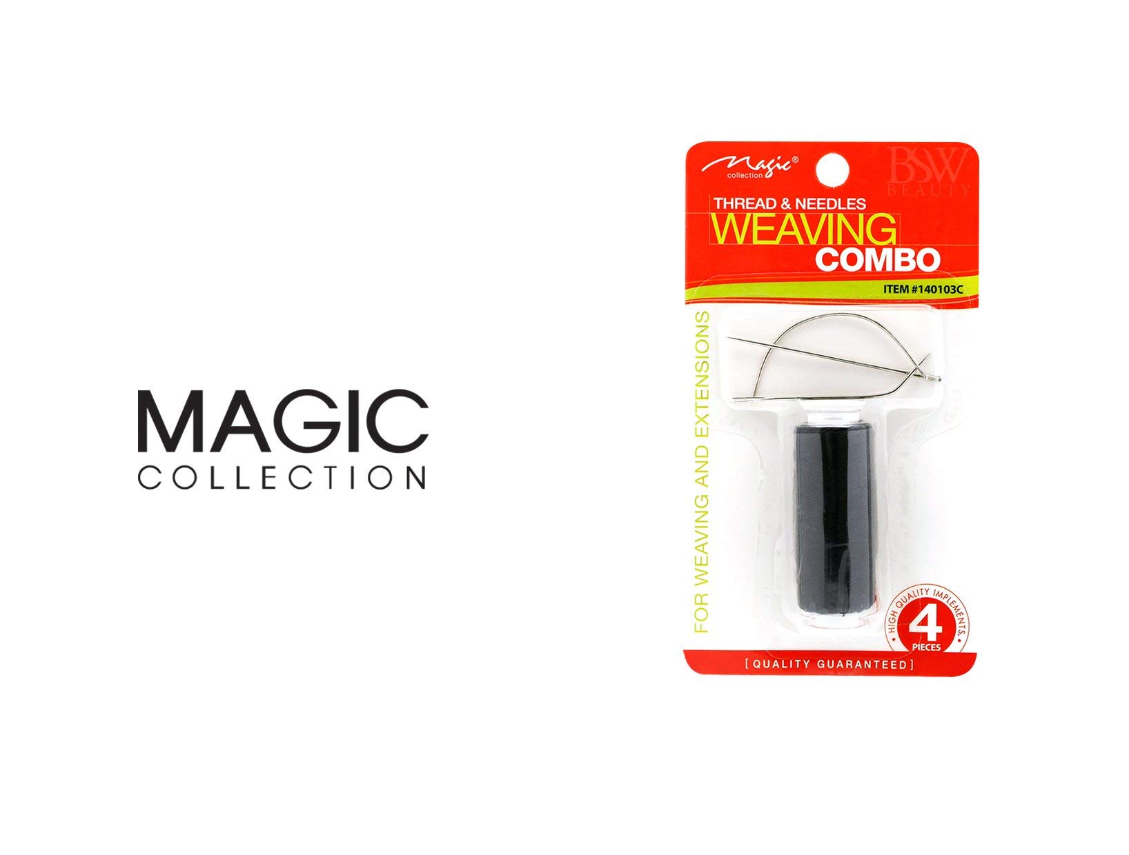 Weaving Combo, Needles and Thread Set, Black