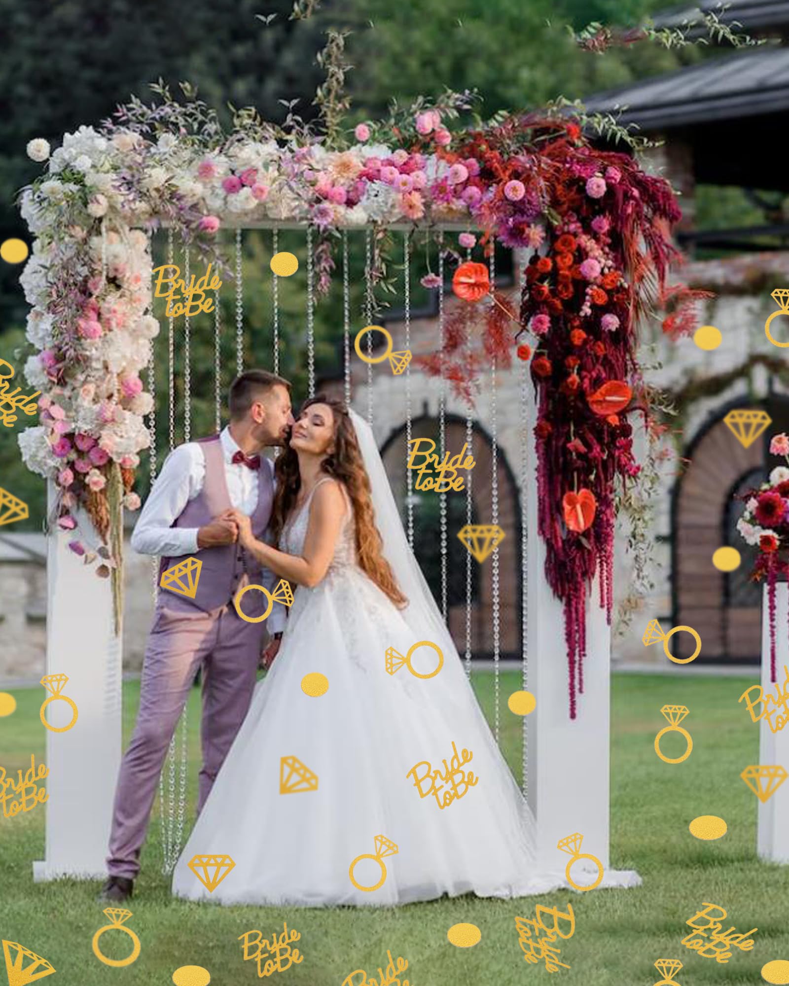Wedding Ceremony Throwing Confetti Decorations - Gold Glitter Wedding Table Confetti, Bridal Bachelor Shower, Engagement Party Decorations