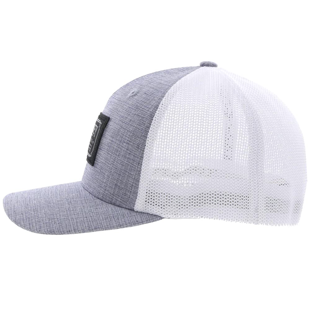 Hooey Men's Doc Logo Patch Mesh-Back Flex-Fit Ball Cap Blue L XL