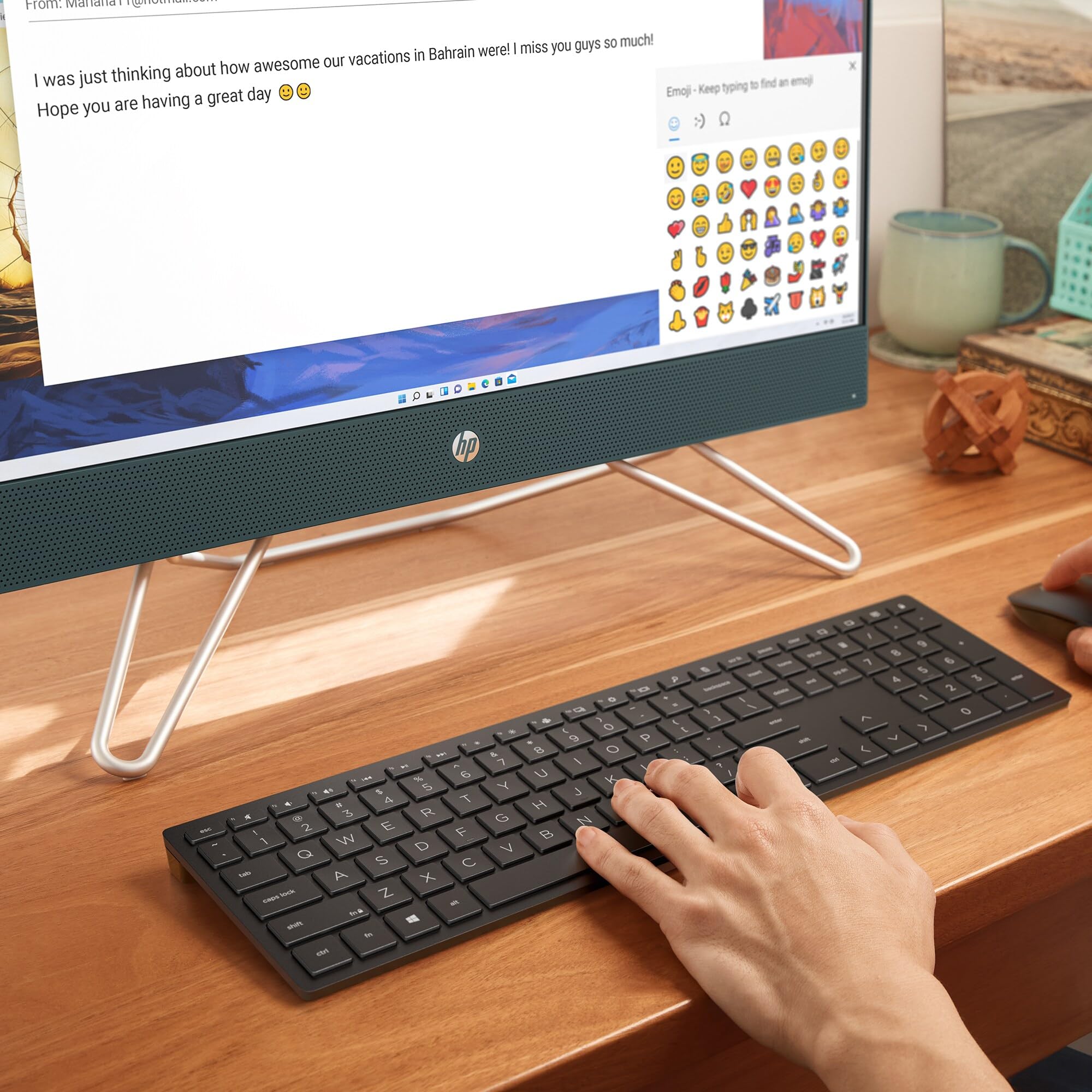 HP 23.8" FHD Touchscreen All-in-One, Intel Pentium Silver J5040 Processor, 16GB RAM, 1TB PCIe SSD, IR Webcam, HDMI, RJ-45, Wi-Fi 6, Wireless K&B, Windows 11 Home, Starry Forest
