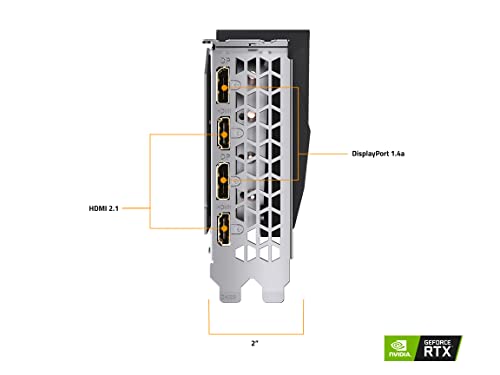 GIGABYTE GV-N306TXGAMING OC-8GD GeForce RTX 3060 Ti Gaming OC D6X 8G Graphics Card, 3X WINDFORCE Fans, 8GB 256-bit GDDR6X, Video Card