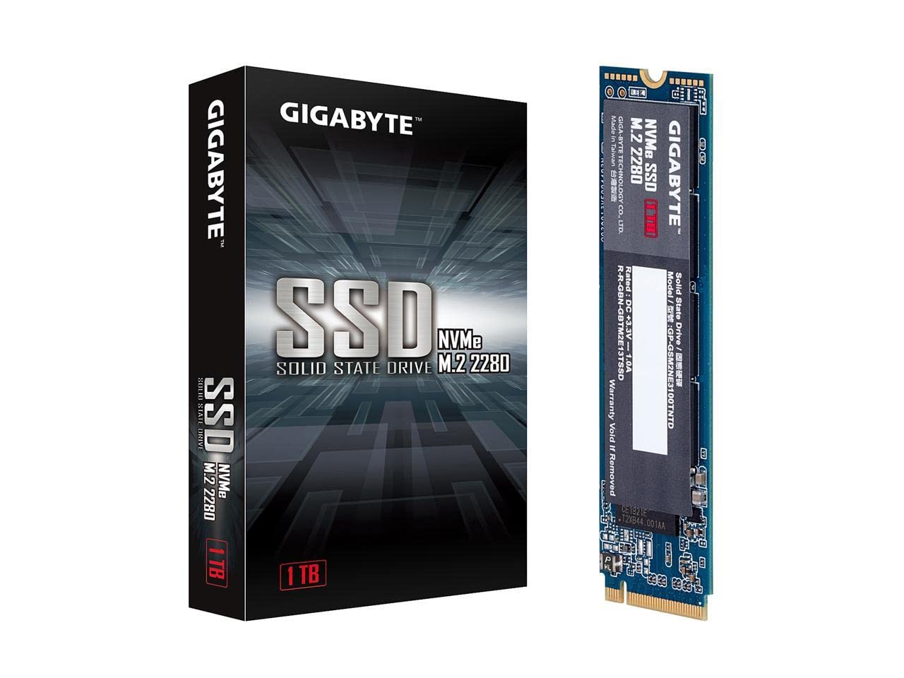 GIGABYTE NVMe 1.3/M.2/PCIe 3.0x4/ 1TB SSD (GP-GSM2NE3100TNTD)