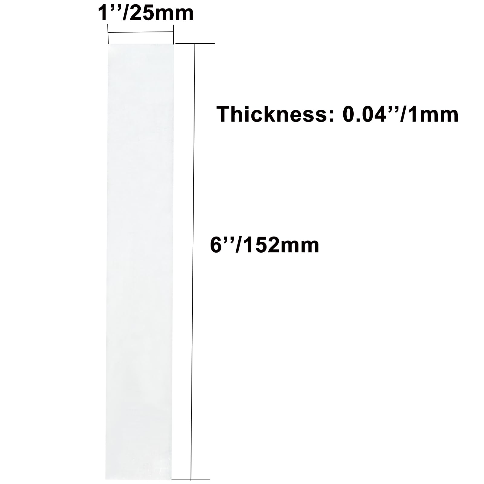 Zinc Anode-1 Inch X 6 Inches X 0.04 Inch (19 GA)99.99% Pure Zinc Electrode Sheet for DIY Zinc Plating and Zinc Electroplating, High Purity Zinc Plate