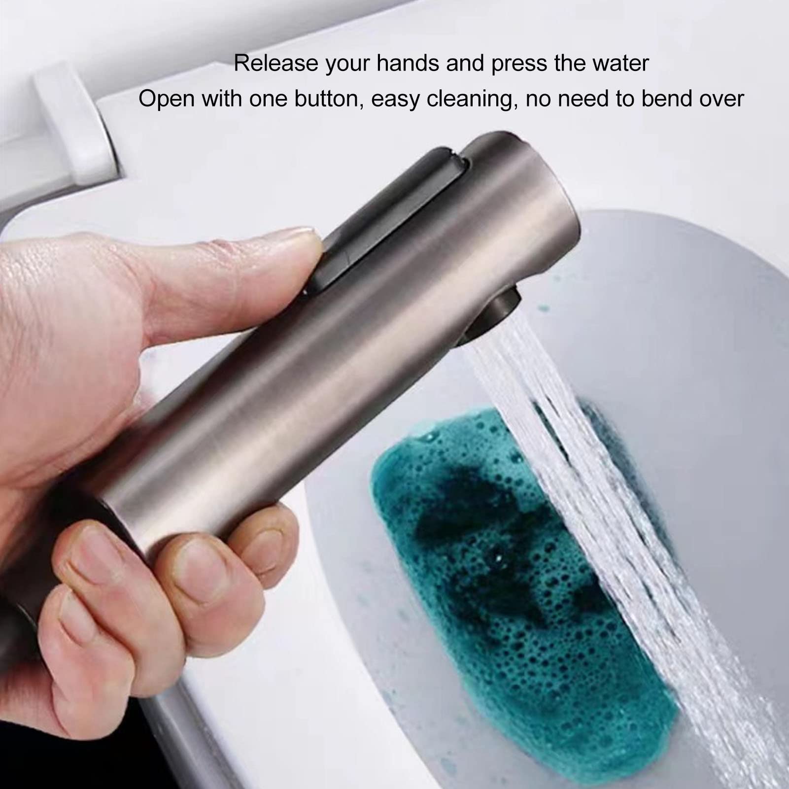 Naroote Bidet Toilet Sprayer Set, Erosion Resistant Handheld Bidet Sprayer Rust Proof for Feminine Wash