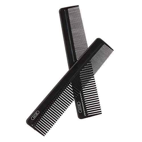 GOODY Ace Hair Dressing Comb - 7.5 Inch, Black - Great for All Hair Types - Fine Comb Teeth for Thin to Medium Hair