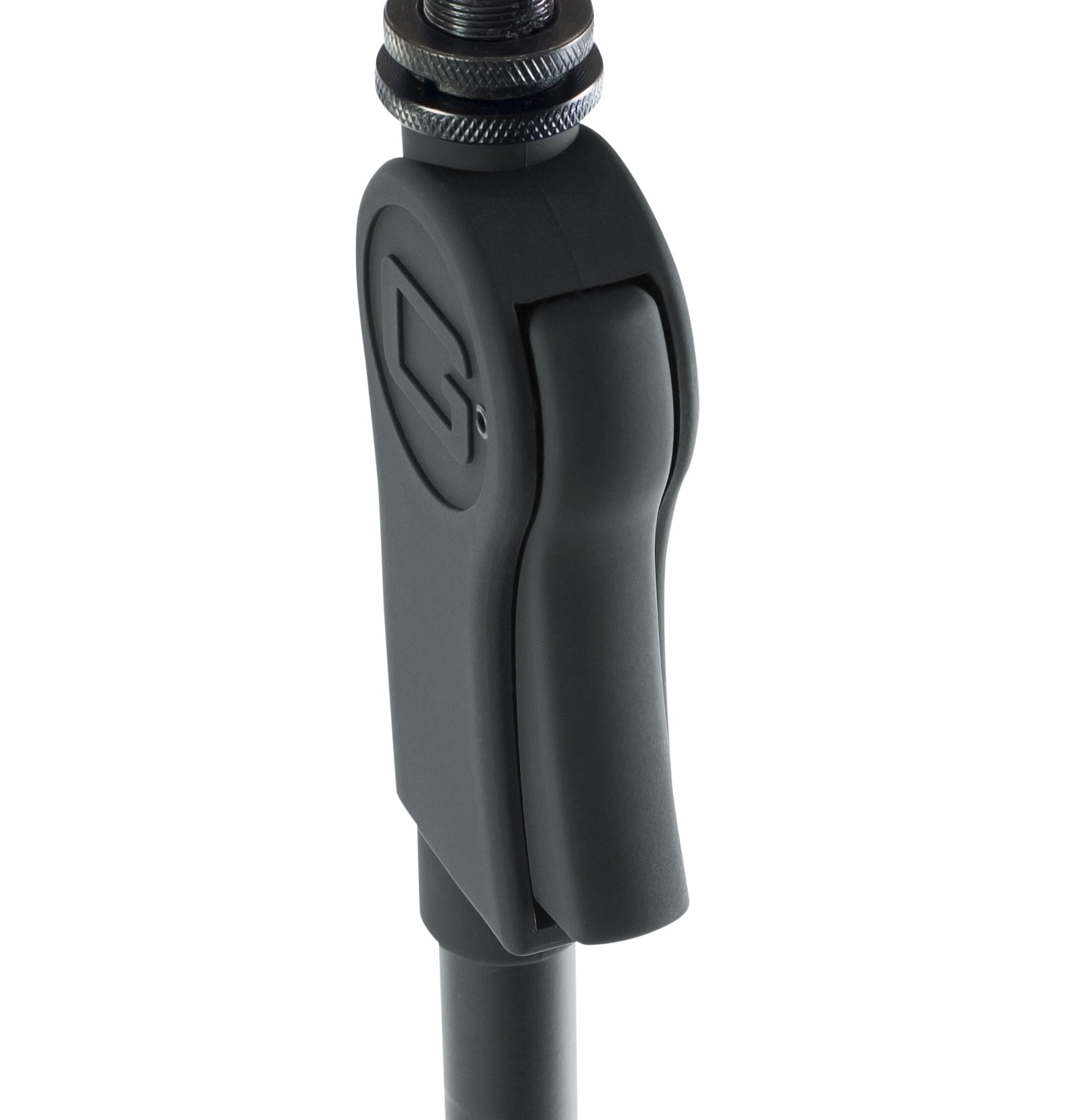 Gator Frameworks Microphone Stand with 12" Weighted Base and Deluxe Soft Grip Squeeze Height Adjustment (GFW-MIC-1201), 12" Weighted Base - Deluxe Height Adjust, Black
