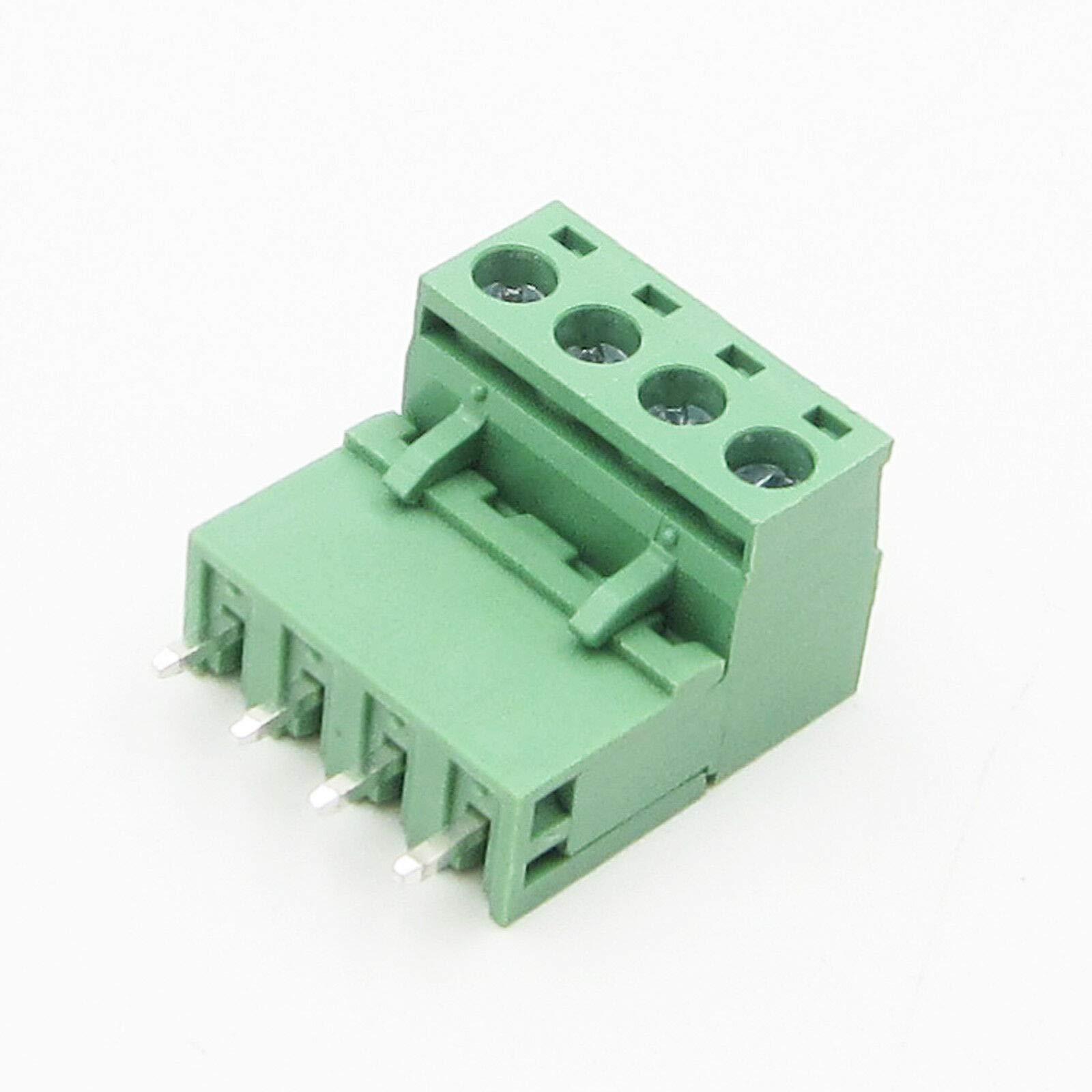 Gump's grocery 5Pcs KF2EDGK KF-4P 4PIN Right Angle Plug-in Terminal Connector 5.08mm Pitch