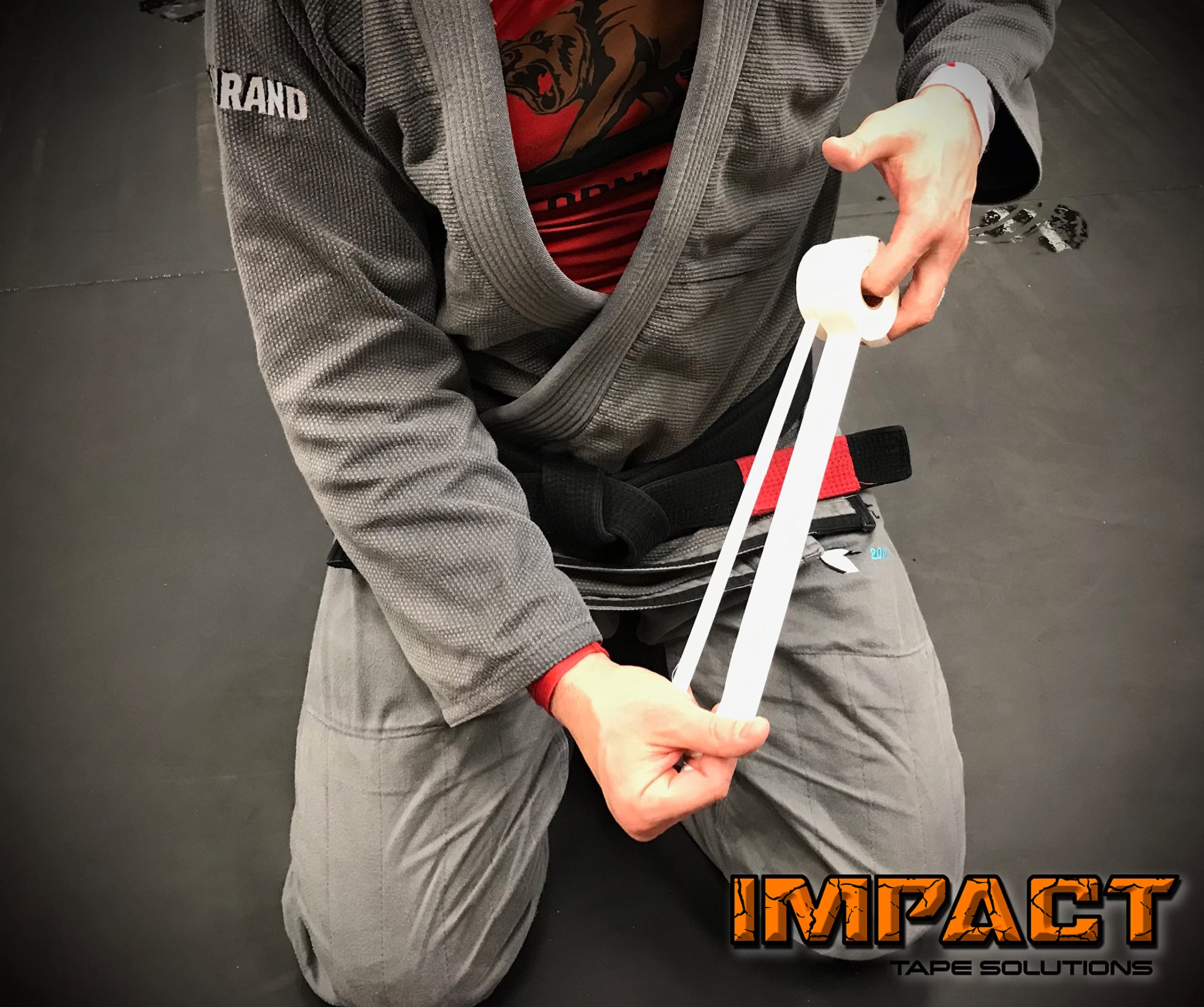 IMPACT Athletic Tapes – Black Athletic Tape - Black Athletic Split Tape 1.5" x 15 Yards (3 Pack) 50/50 Polyester & Cotton for Durability - 100% All Natural Adhesive – Hypoallergenic - Trainers Tape