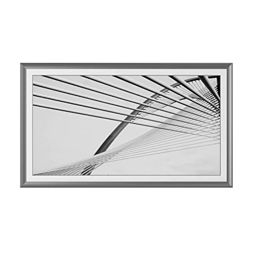 Frame My TV Deco TV Frames Alloy Prismatic - Graphite Bezel Compatible ONLY with Samsung The Frame TV (75", Fits 2021-2024 Frame TV)