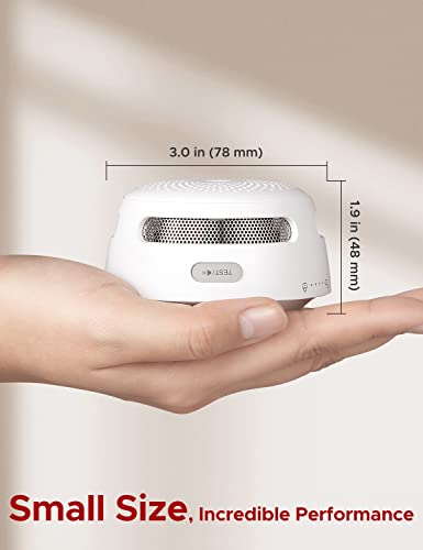 X-Sense Smart Smoke Detector Fire Alarm with Replaceable Battery, Wi-Fi Smoke Detector, App Notifications with Optional 24/7 Professional Monitoring Service, XS01-WX, 1-Pack