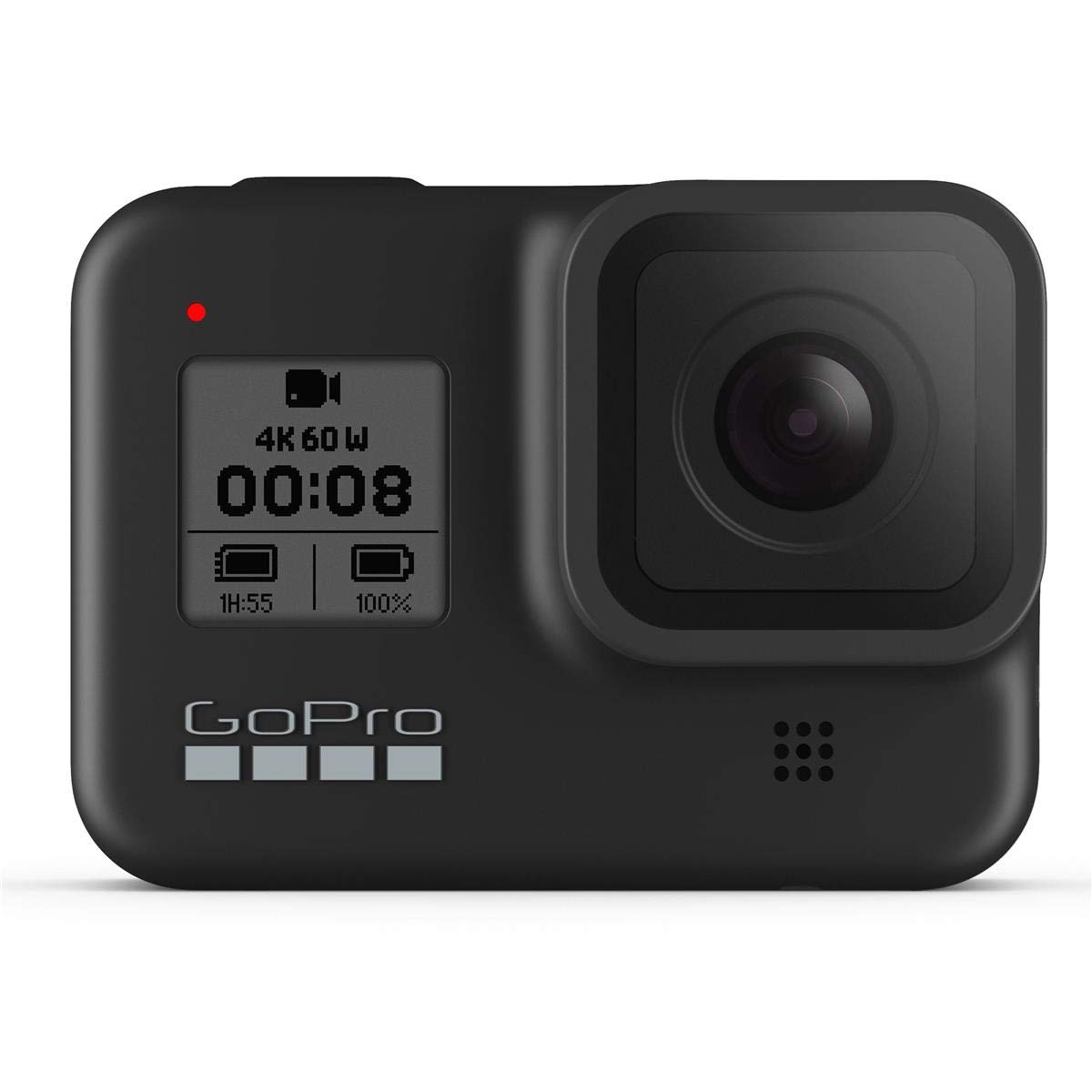 GoPro HERO8 Black - Waterproof Action Camera with Touch Screen 4K Ultra HD Video 12MP Photos 1080p Live Streaming Stabilization