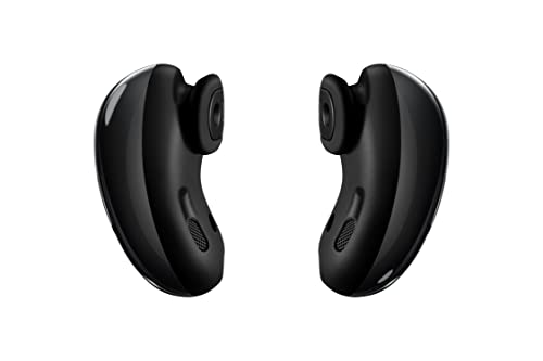 SAMSUNG Galaxy Buds Live, True Wireless Earbuds with Active Noise Cancelling, Microphone, Charging Case for Ear Buds, US Version, Onyx Black (Renewed)