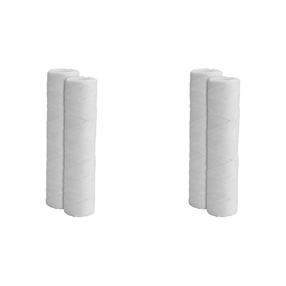 GE FXWSC Whole House Water Filter | Replacement for Water Filtration System | NSF Certified: Reduces Sediment, Rust & Other Impurities from Water | Replace Every 3 Months for Best Results | 2 Filters