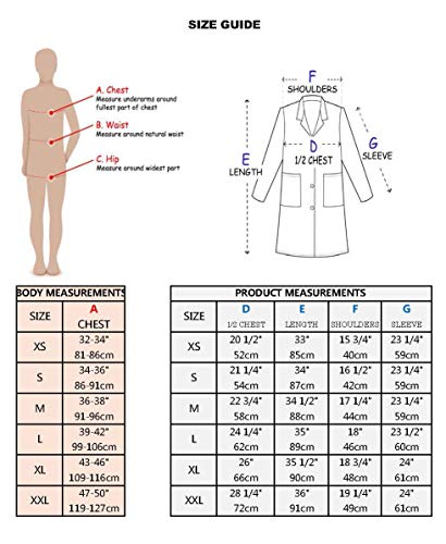 TAILOR'S Women's Lab Coat Pale Pink