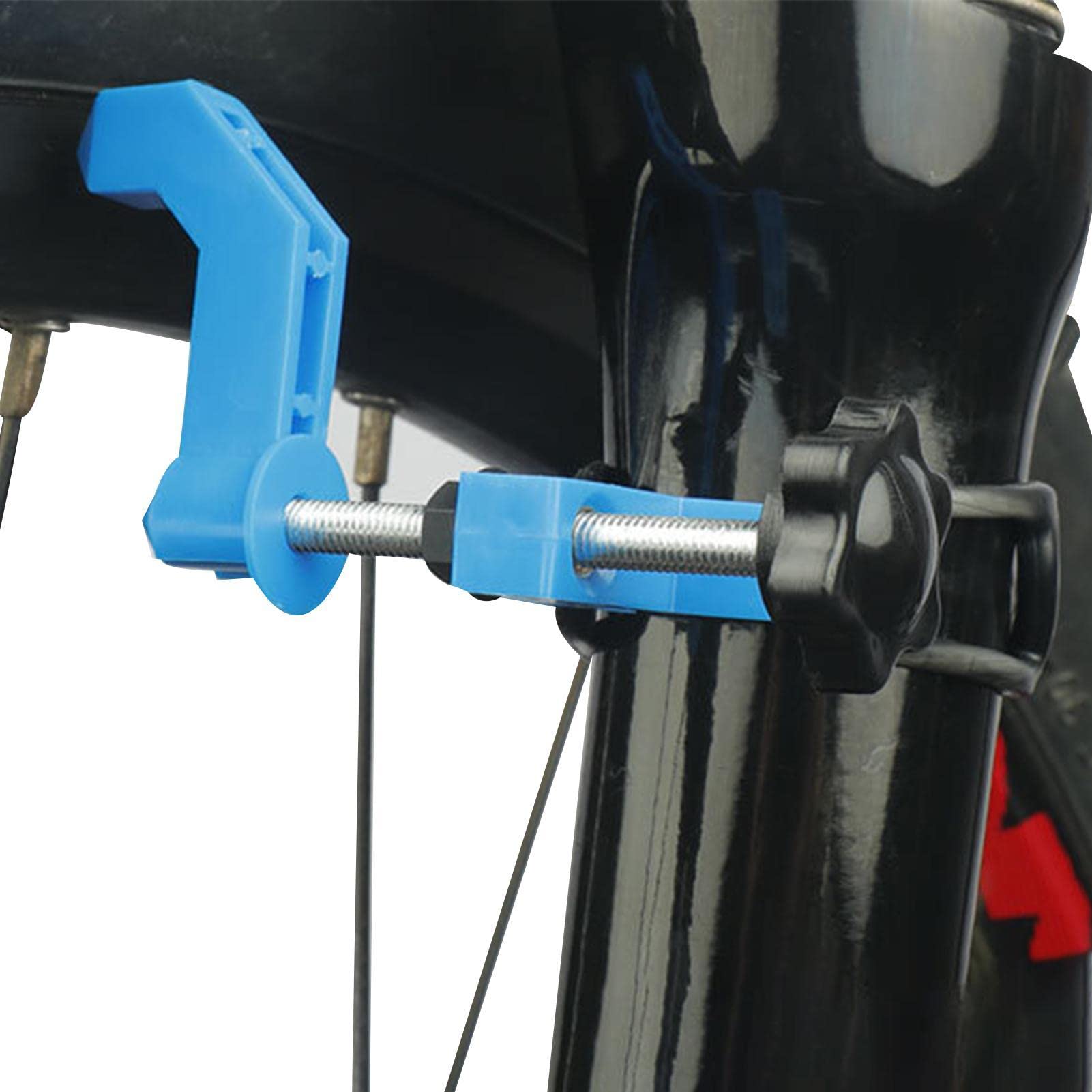 Gecorid Wheel Tuning Stand,Portable Mountain Adjustment Tool | Repair Tools with Precise Screw Adjustment for Bikes, Bicycles, Mountain Bikes for Cycling, Mountaineering, Competition