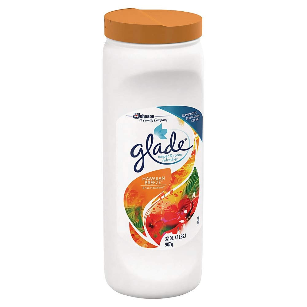 Glade Carpet and Room Refresher, Deodorizer for Home, Pets, and Smoke, Hawaiian Breeze, 32 Oz.