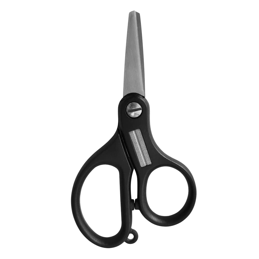 MengK Fishing Braided Line Scissor Fishing Line Cutter Built-in Hook Sharpener Fishing Gear